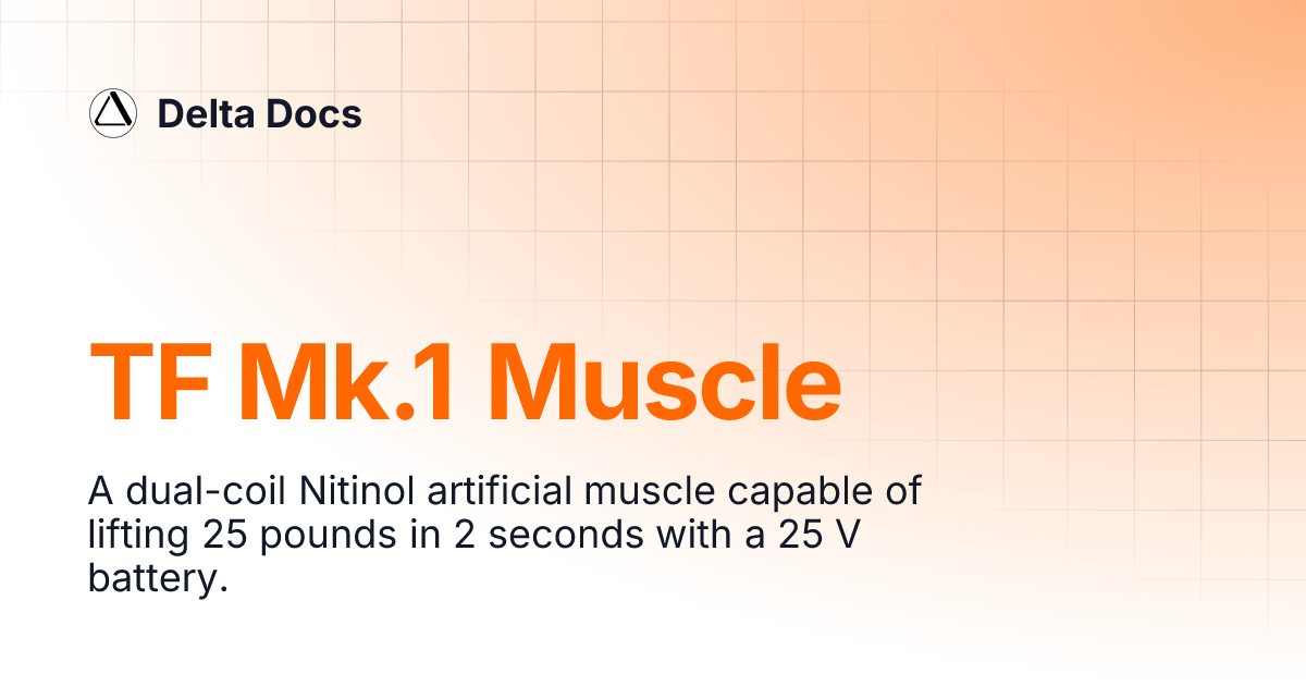 TF Mk.1 Muscle | Delta Docs